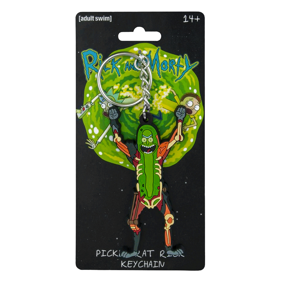 Rick and Morty Pickle Rat Rick Keychain